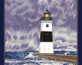 Lighthouse panel | Etsy