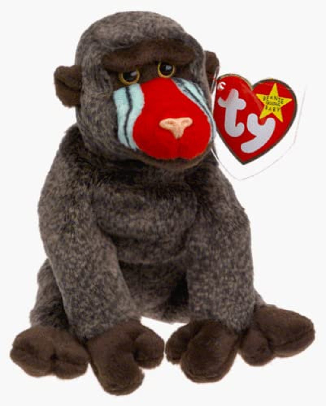 TY Beanie Baby Cheeks - the Baboon (monkey) - Etsy
