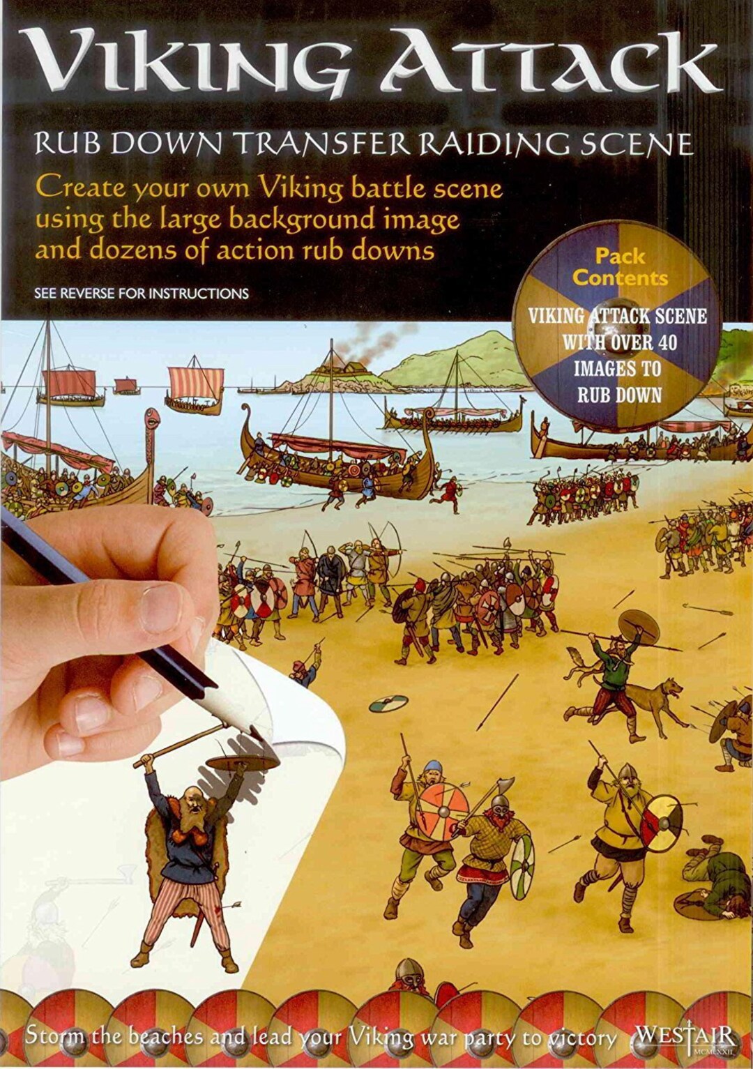Viking Attack Rub Down Transfers - Etsy