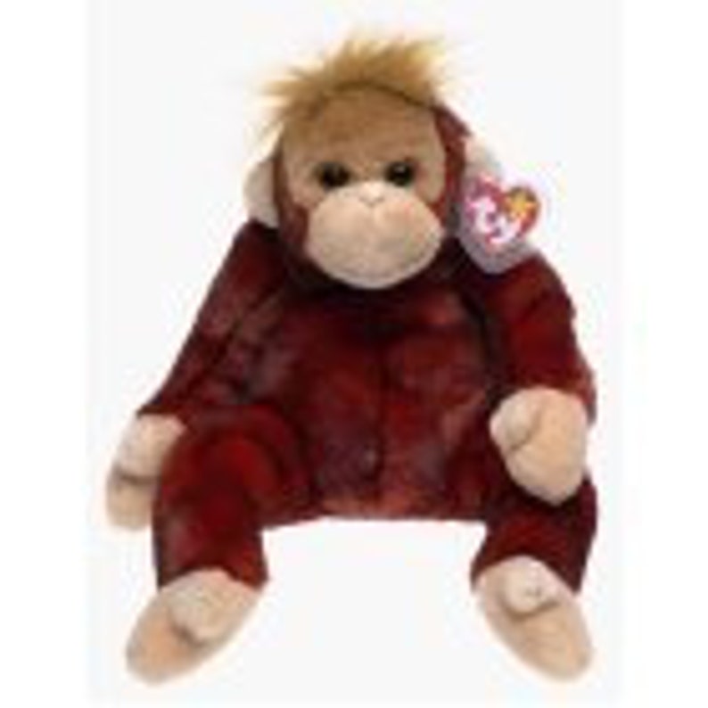 Ty Beanie Buddies Scwheetheart the Orangutan (monkey, Ape) - Etsy