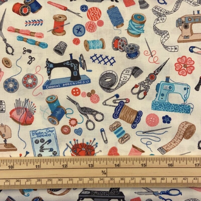 Sewing Theme Fabric - Etsy