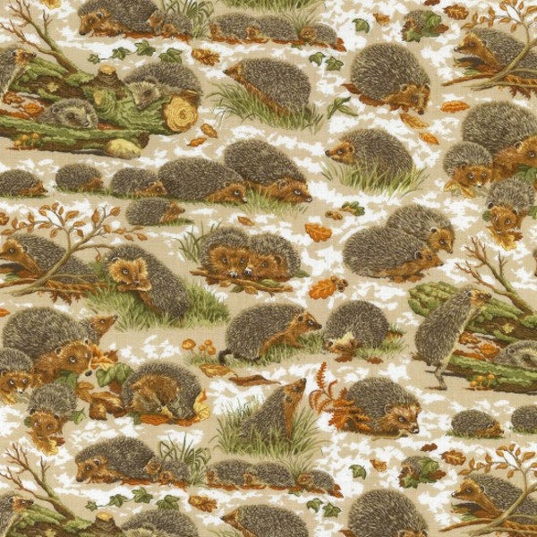 Hedgehog Fabric - Etsy