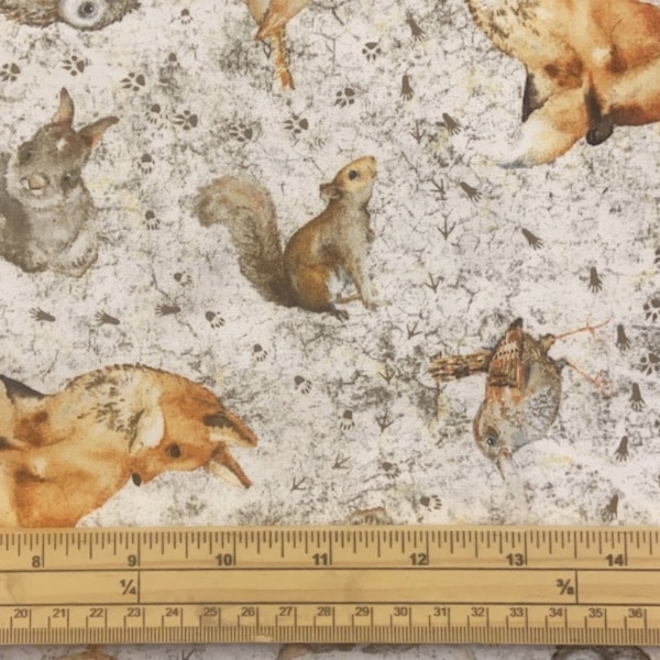 Wildlife Fabric - Etsy