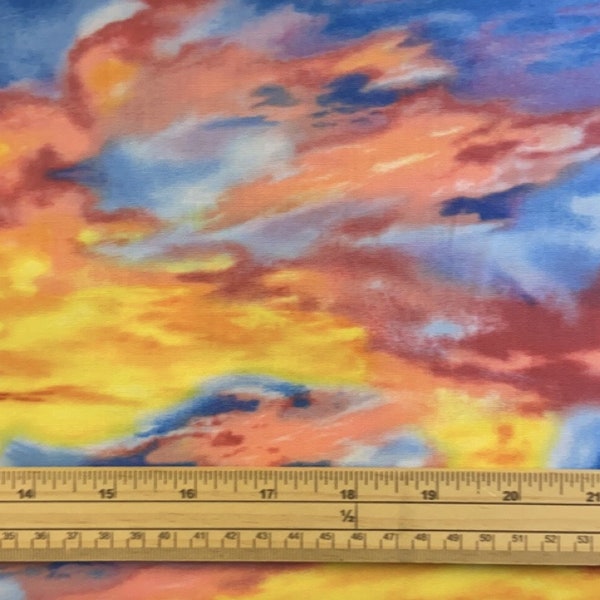 Sunset Fabric - Etsy