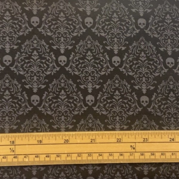 Skull Damask - Etsy