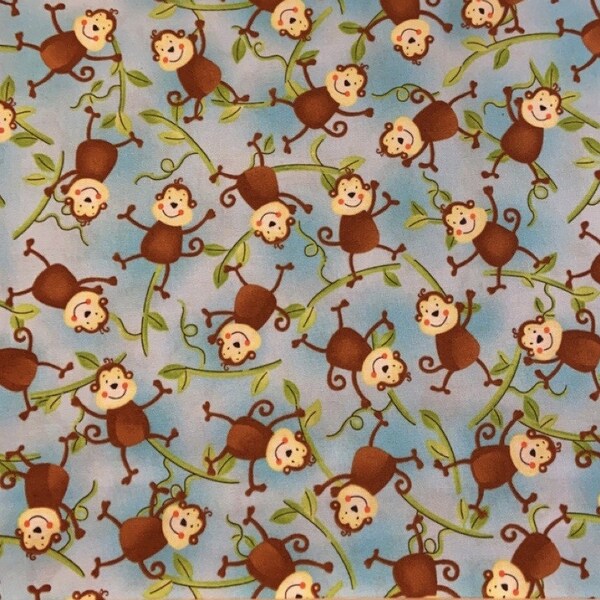 Monkey Fabric - Etsy