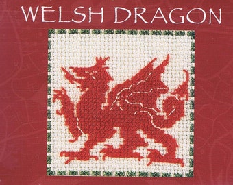 Welsh Dragon Cross Stitch Pattern - Etsy
