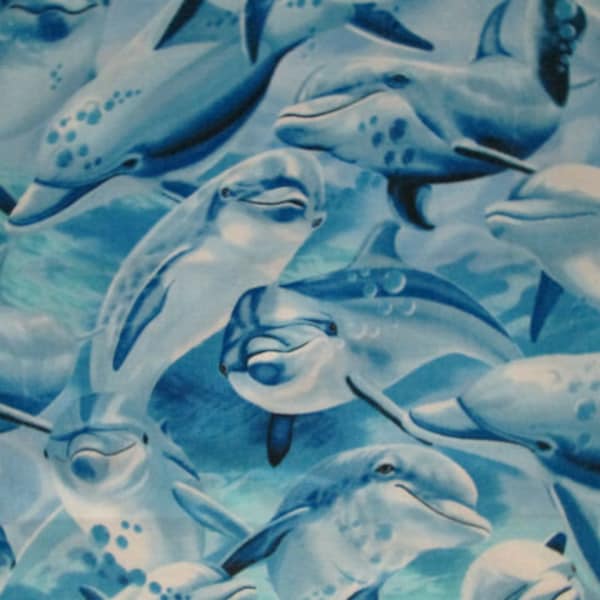 Dolphin Fabric - Etsy