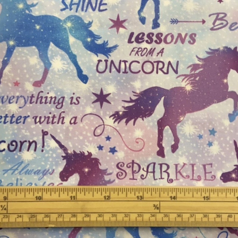 100% Cotton Unicorn Quilt - Etsy UK