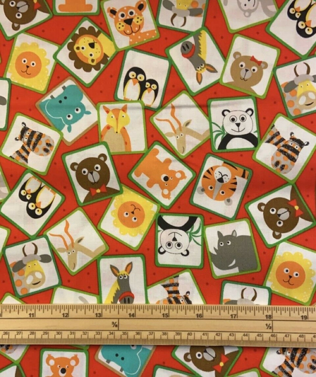 Fat Quarter on the Road Animals 100% Cotton Quilting Fabric - Etsy
