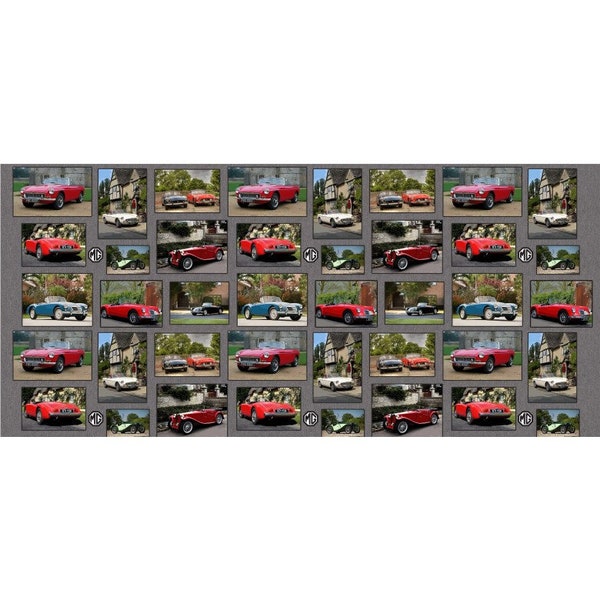 Classic Car Fabric - Etsy