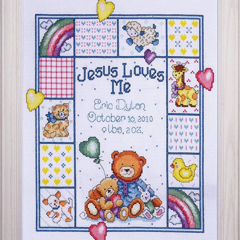 Birth Sampler - Etsy