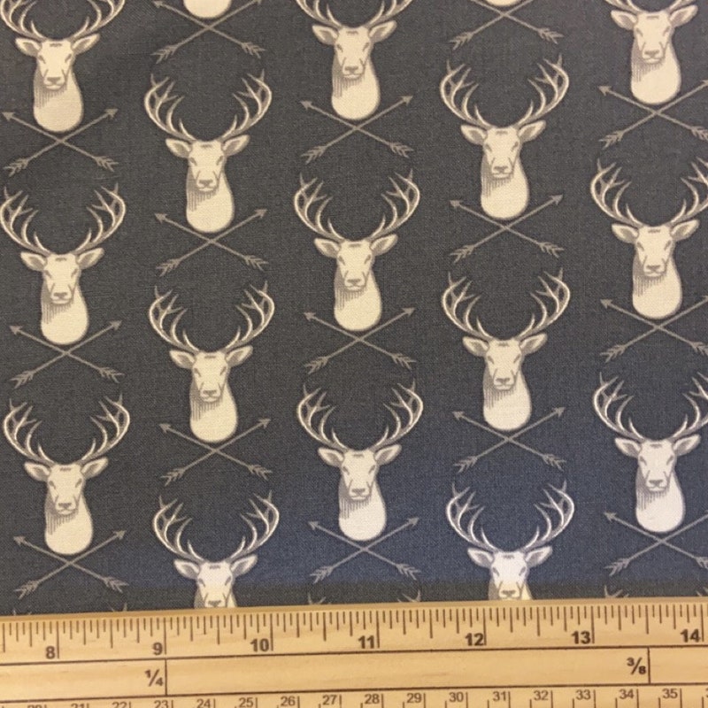 Stag Fabric - Etsy