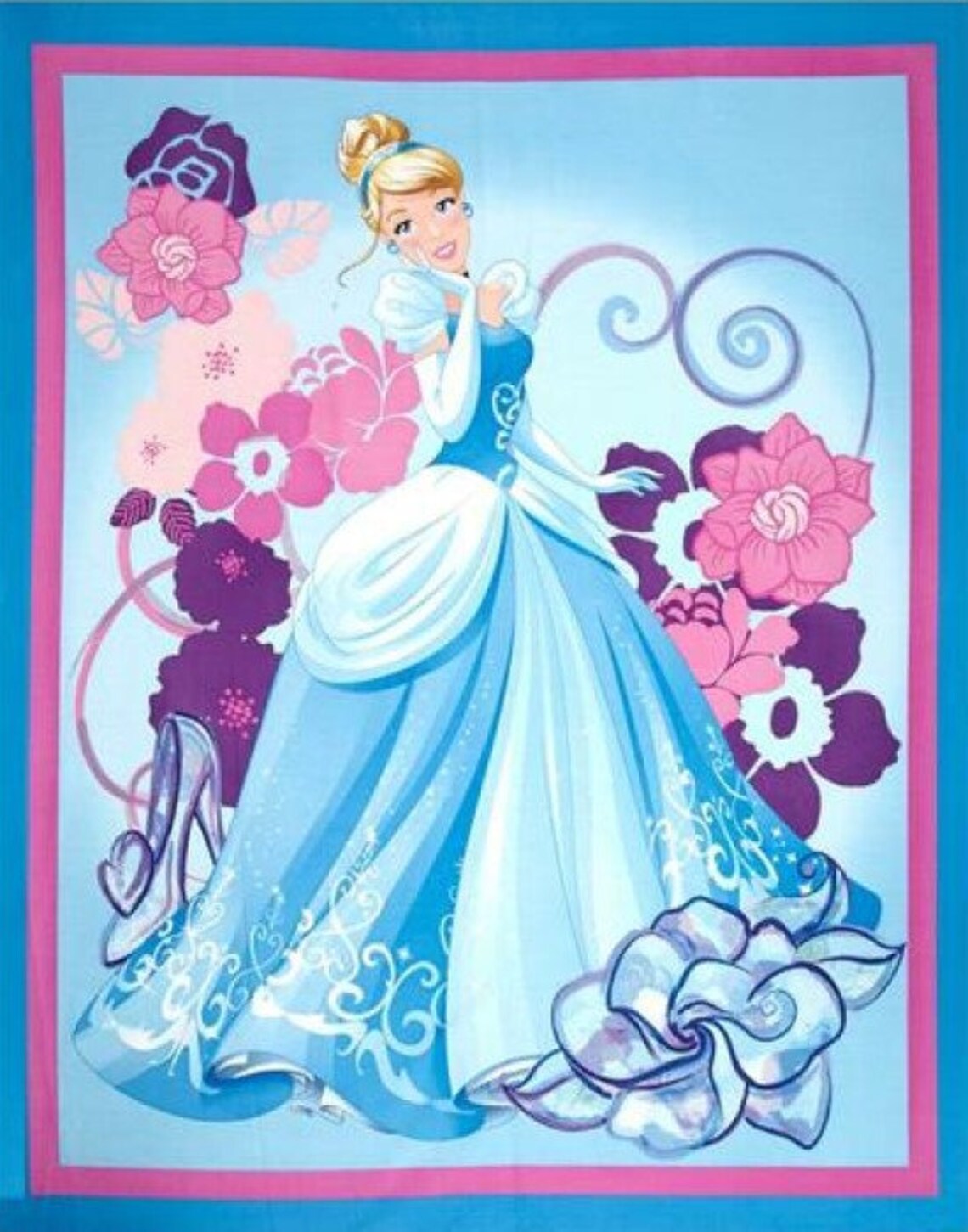 Cinderella 100% Cotton Print Fabric Springs Creative - Etsy