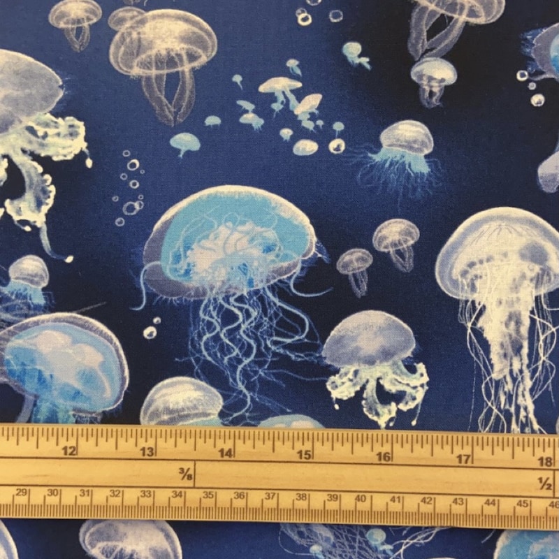 Jellyfish Fabric - Etsy