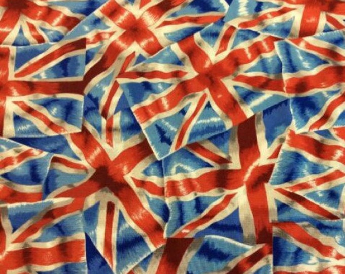 England Fabric United Kingdom Flag by Peacoquettedesigns England Flag ...