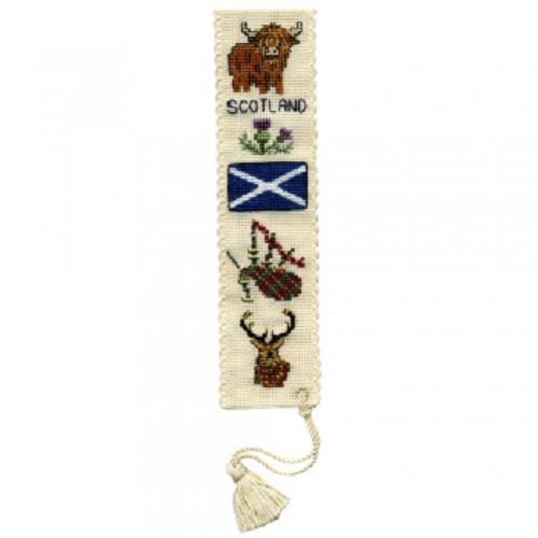Symbols of Scotland Bookmark Counted Cross Stitch Kit - Textile ...