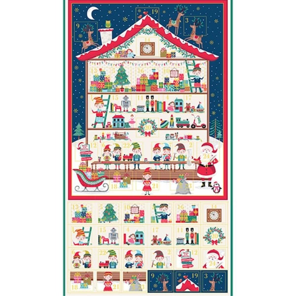 Fabric Advent Panel - Etsy