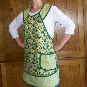 Avocado New Retro Apron Green Retro Style Apron Kitchen Apron With ...