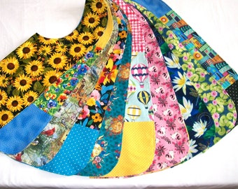 Adult Bibs Small Assorted Prints Feminine Bibs Senior Care Bibs Print ...