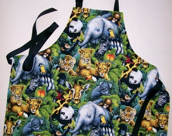 Apron with animals | Etsy