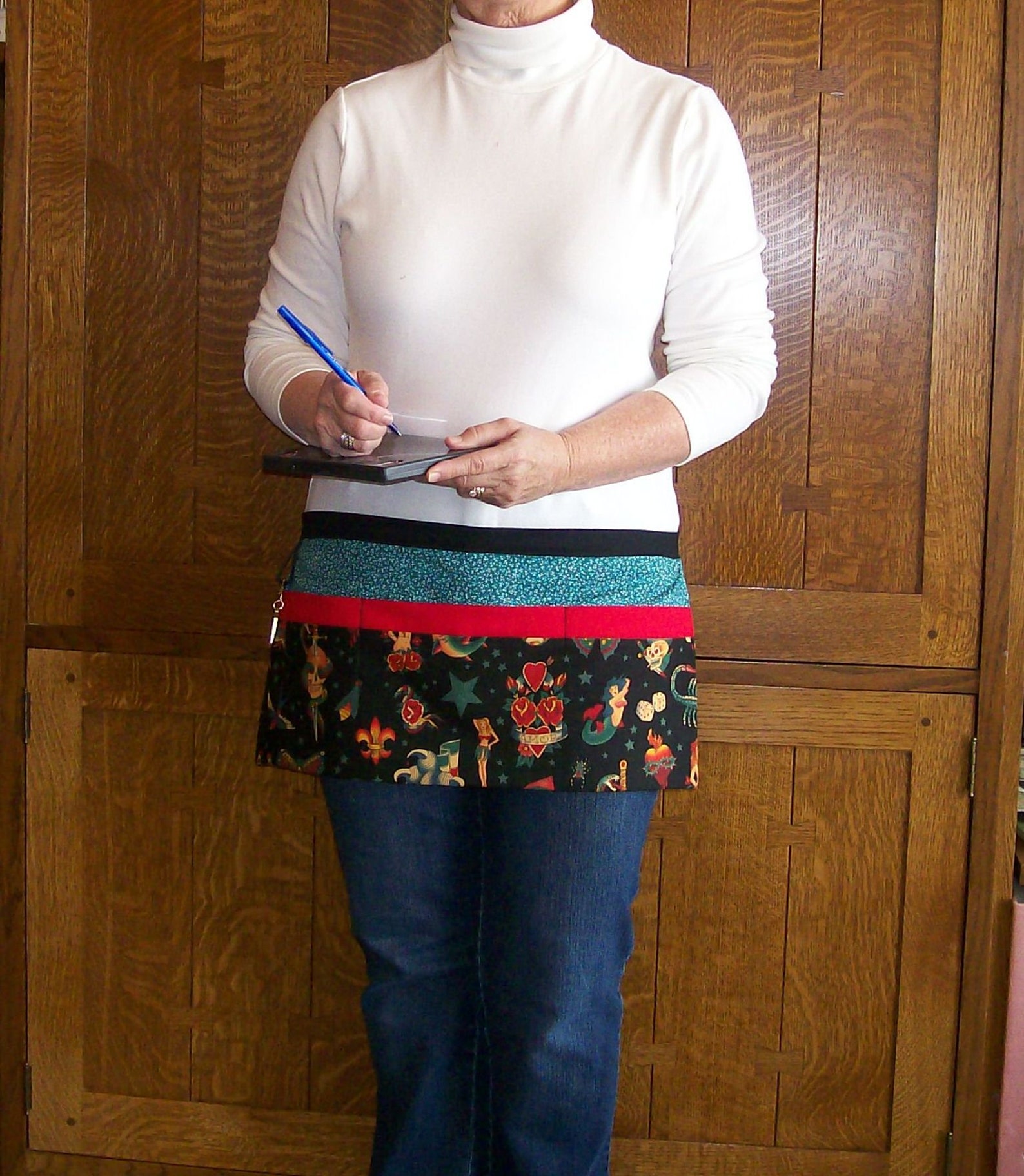 Tattoo Waitress Apron Vendor Apron Utility Apron With - Etsy