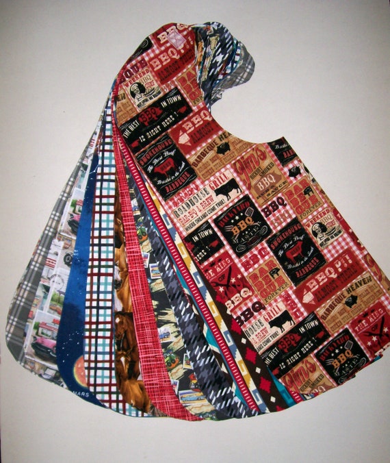 Adult Bibs Reversible Cotton Bibs Senior Care Bibs - Etsy