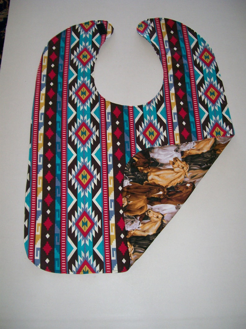 Adult Bibs Reversible Cotton Bibs Senior Care Bibs - Etsy