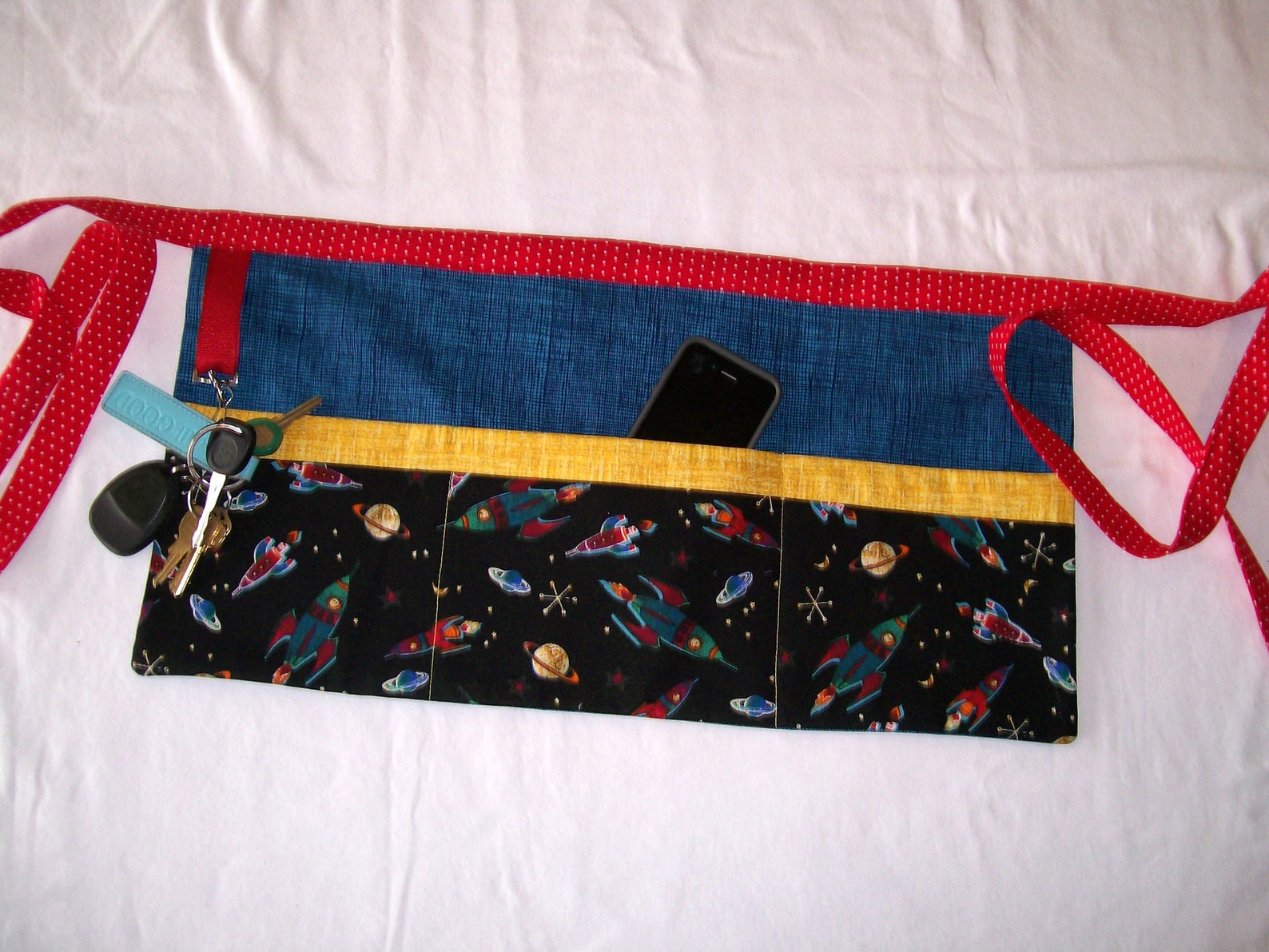 Rocket Ship Teacher Apron - Tool Belt Apron - Space Ships Utility - One ...