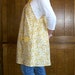 Yellow Floral Calico Smock No Tie Smock Apron One Size Fits S-M-L Smock ...