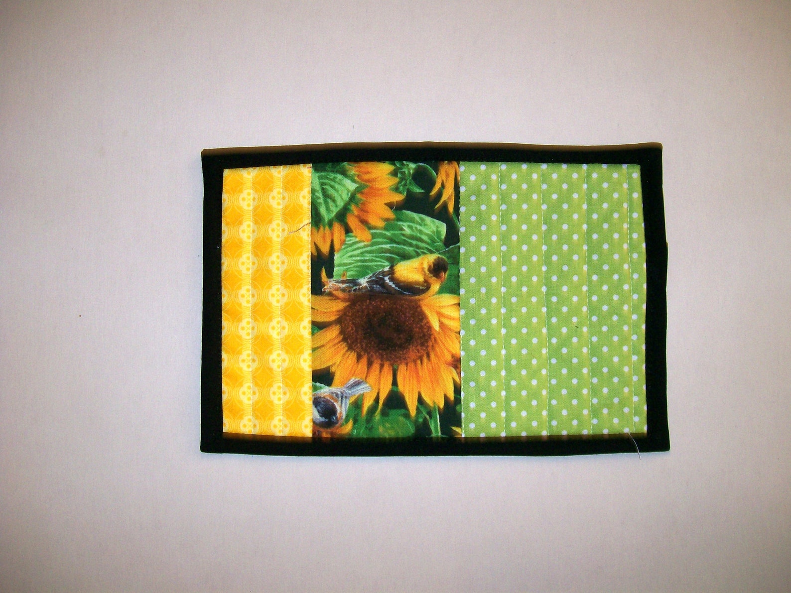 Sunflower Mug Rugs Set of 2 Sunflowers and Birds Mug Rugs - Etsy