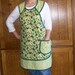 Avocado New Retro Apron Green Retro Style Apron Kitchen Apron With ...