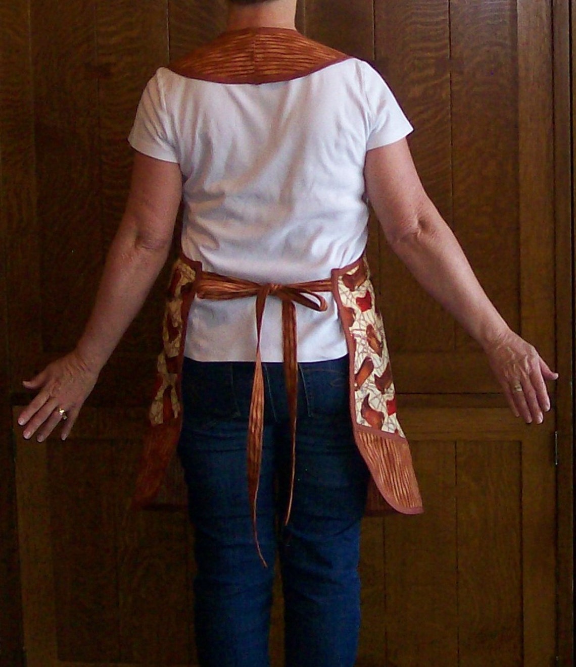 Cowboy Boots and Spurs Western Apron Brown Boot New Retro | Etsy