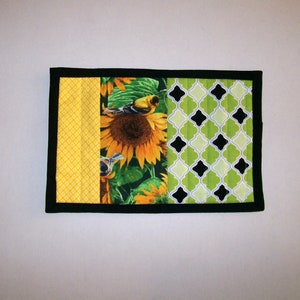 Sunflower Mug Rugs Set of 2 Sunflowers and Birds Mug Rugs - Etsy