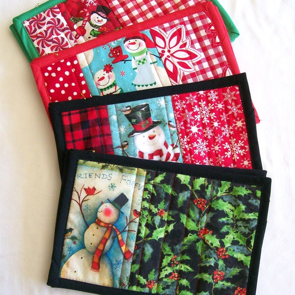 Snowman Mug Rugs - Etsy