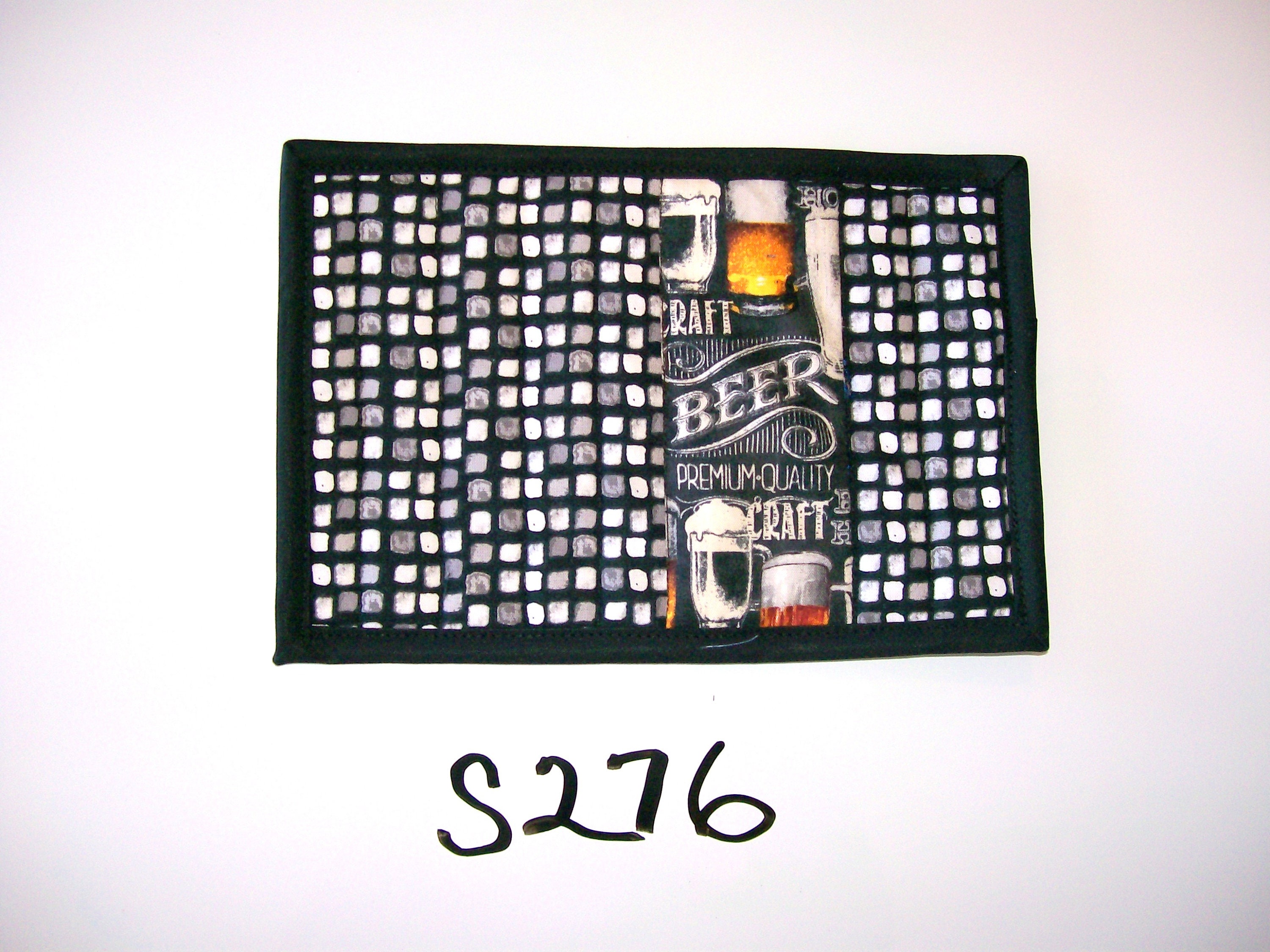 Man Cave Mug Rugs Assorted Beer and Cigar Mug Rugs Mug | Etsy