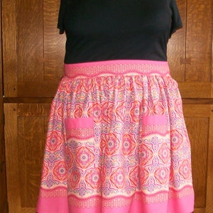 Dreamy Pink Half Apron Retro Waist Apron 1950s Style Half Apron Pink ...