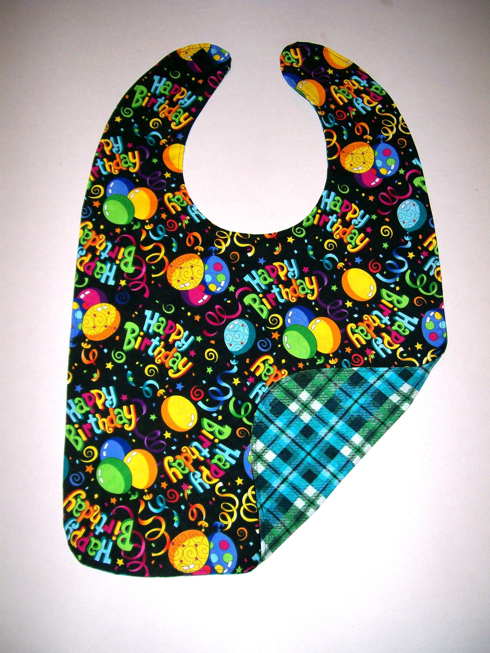 Reversible Adult Bib: Small Size, Assorted Prints, Dignity Mealtime Bib ...
