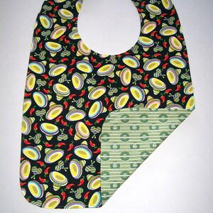 Reversible Adult Bib: Small Size, Assorted Prints, Dignity Mealtime Bib ...