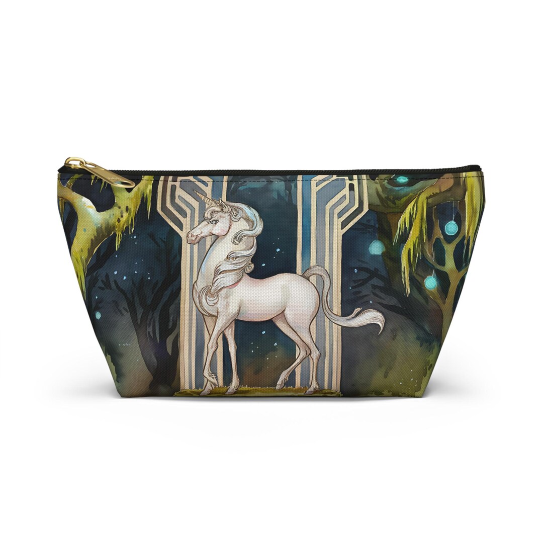 Enchanted Unicorn Accessory Pouch: Fantasy Makeup Bag - Etsy