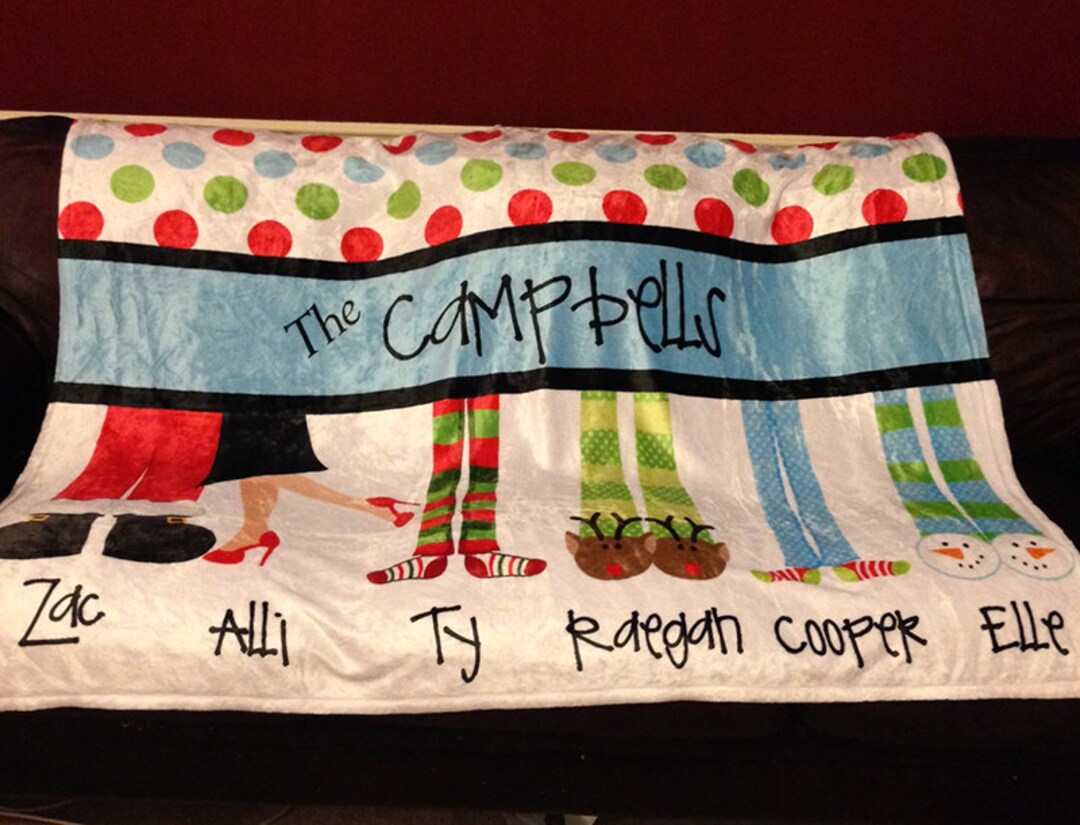 LARGE or EXTRA LARGE Personalized Blanket, Custom Design Blanket, 50x60 ...