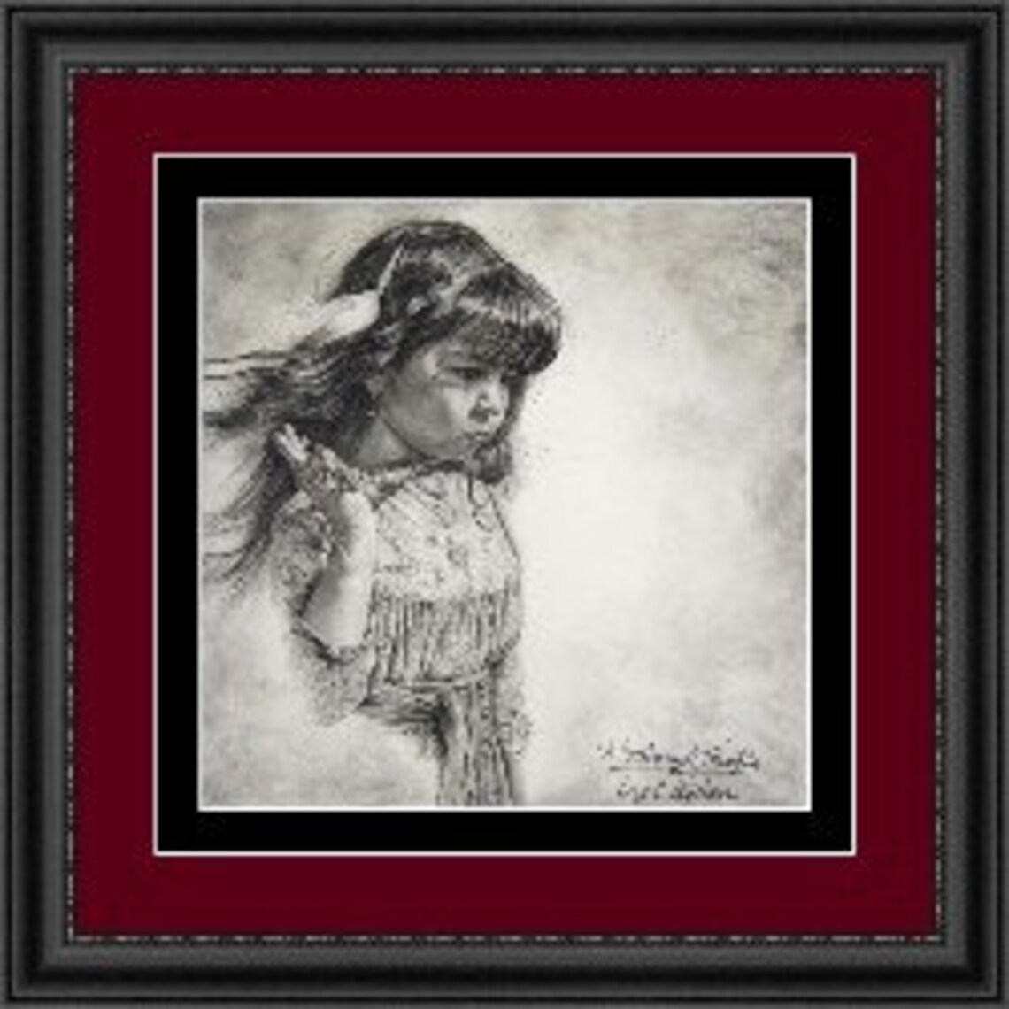 Native American Art, A Gathering of Thoughts, Print of a Native ...