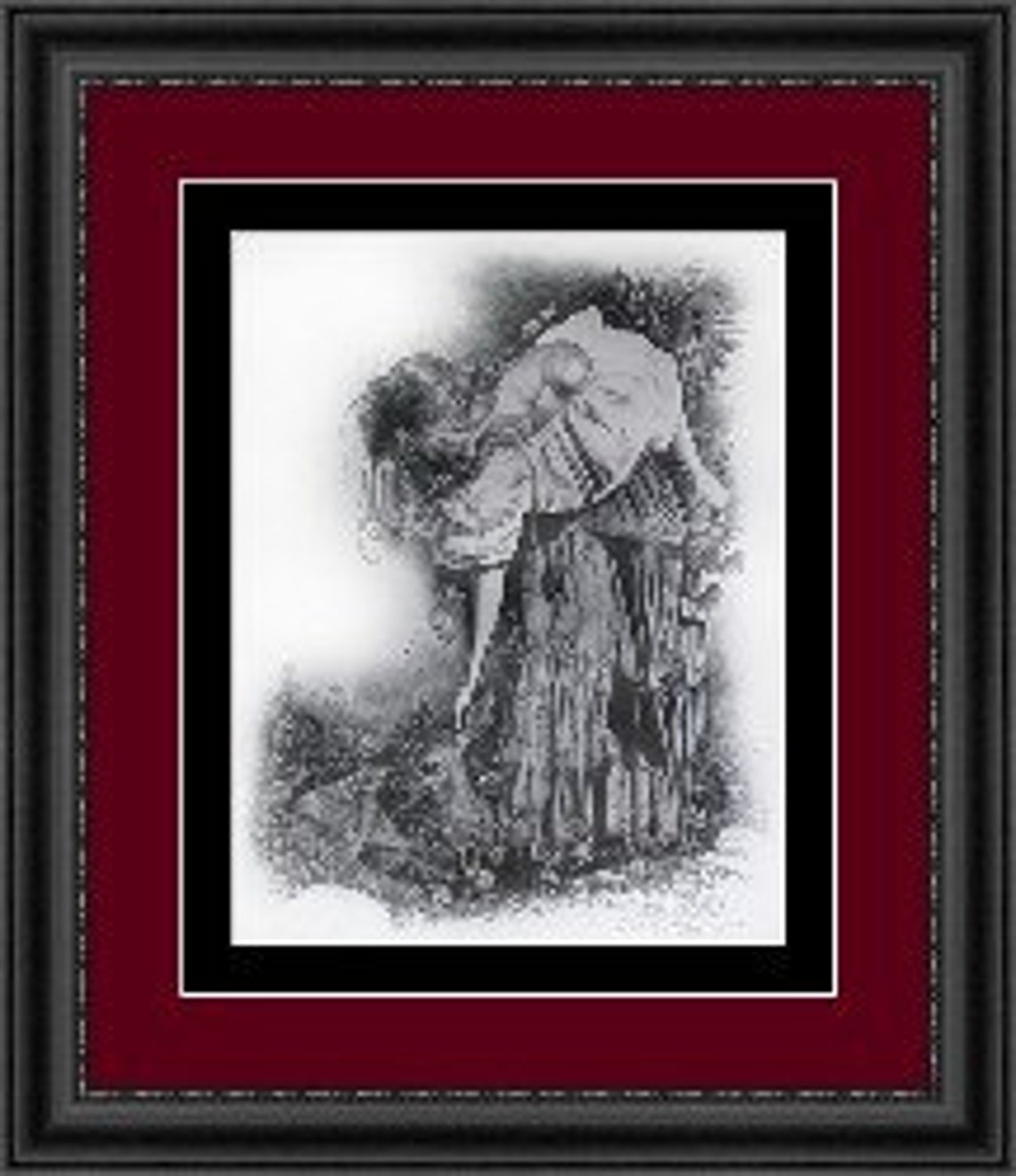 Deer Art, Entitled Forever Young, Drawing of My Daughter, of a Young ...