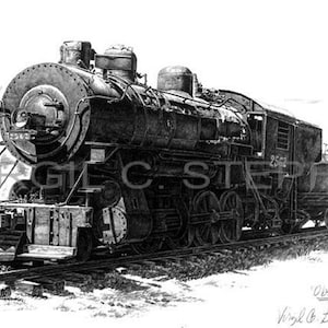 Train Art, Obsolete, Train Art, Historic Train Drawing, Locomotive ...