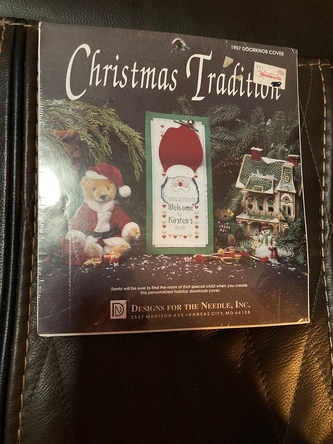 Crosstitch Kit Christmas Tradition Door Knob Cover Complete Kit Sealed ...