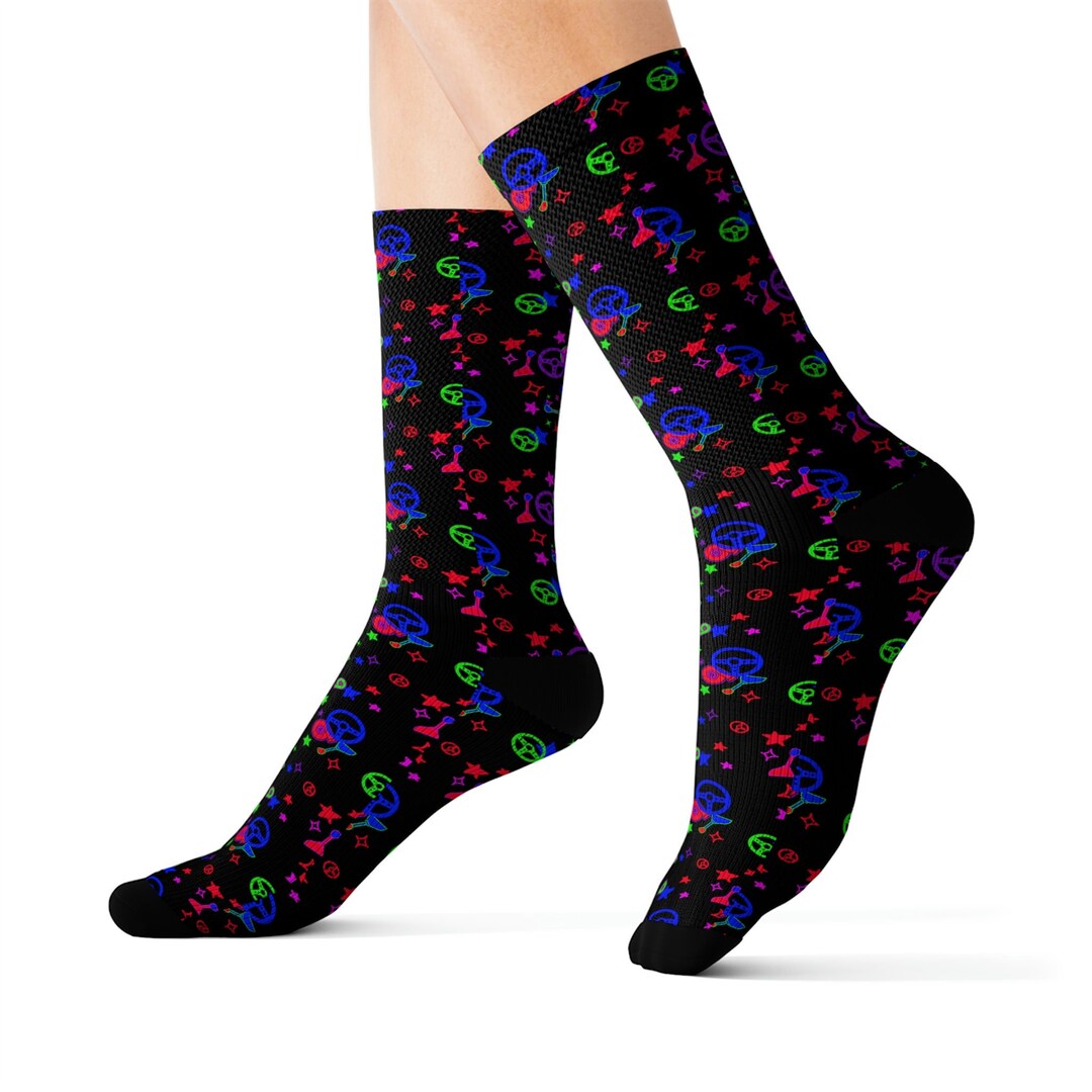 Bowling Alley Style Automotive Enthusiast Unisex Socks | Racing Gift ...