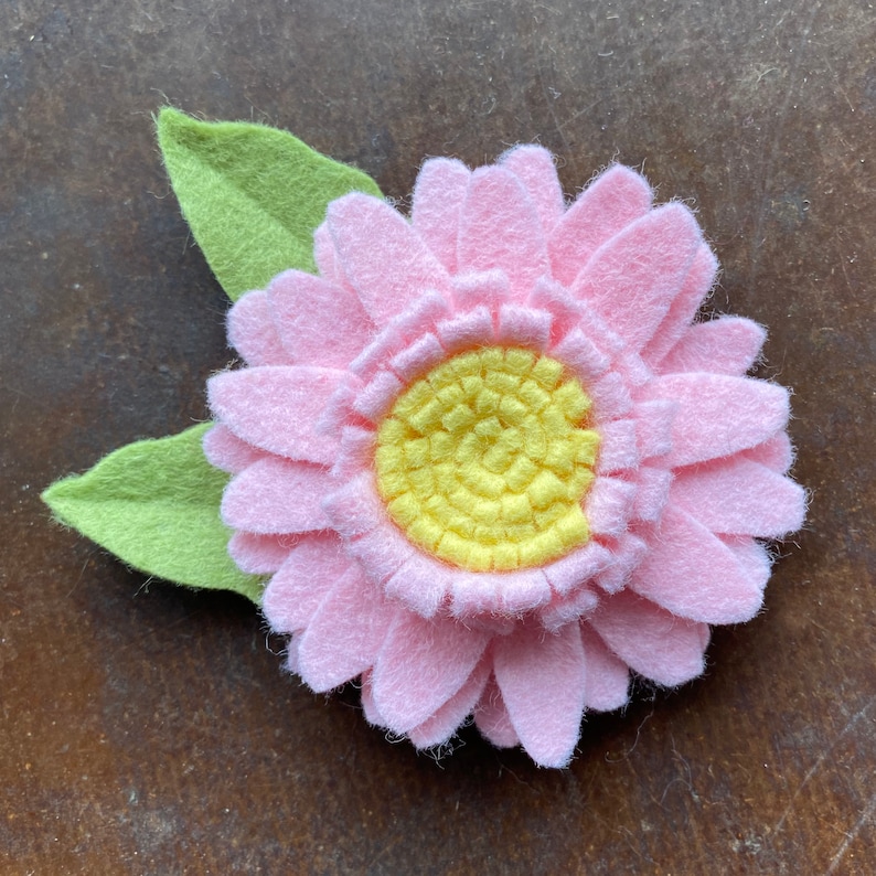 PDF Pattern & Tutorial: Felt Flower Pattern Gerbera Daisy Cricut ...