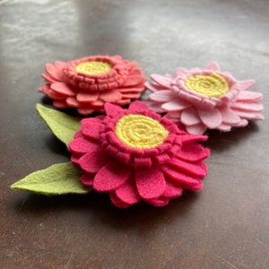 PDF Pattern & Tutorial: Felt Flower Pattern Gerbera Daisy Cricut ...
