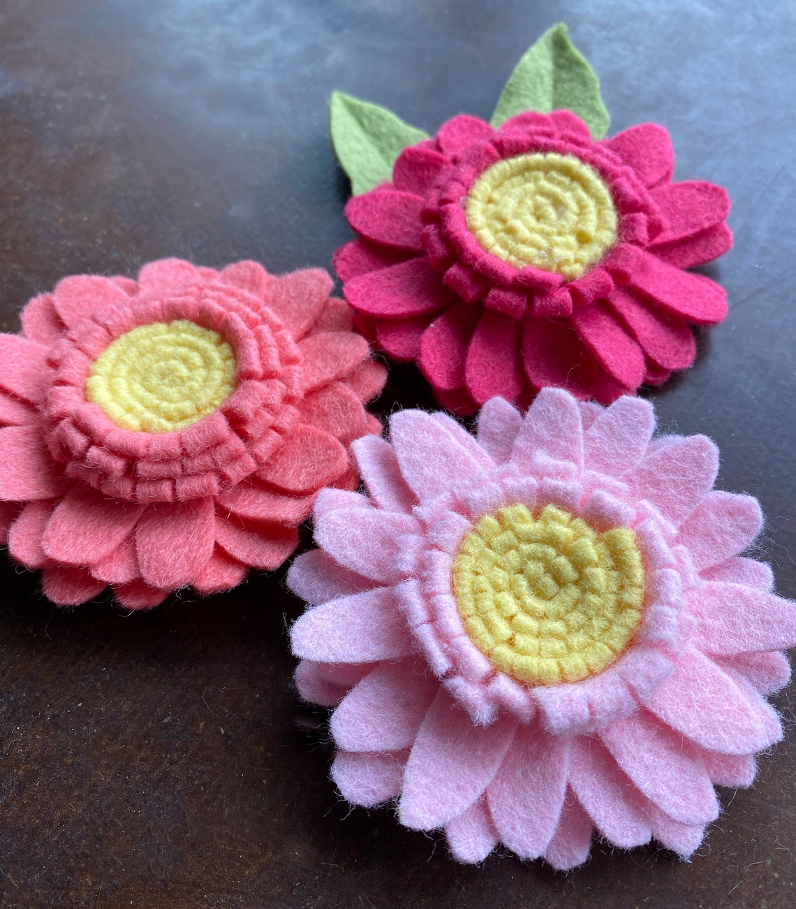 PDF Pattern & Tutorial: Felt Flower Pattern Gerbera Daisy Cricut ...