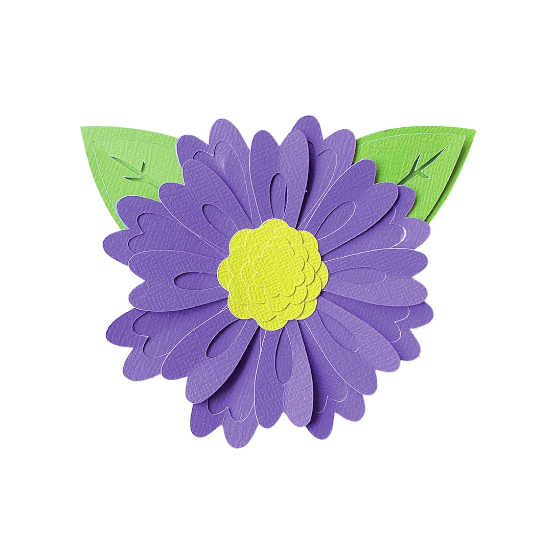 Handmade Paper Flower Cricut SVG Pattern - DIY Flower Pattern ...